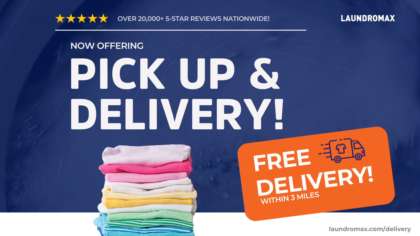 FREE Pickup & Delivery Laundry Service - Laundromax